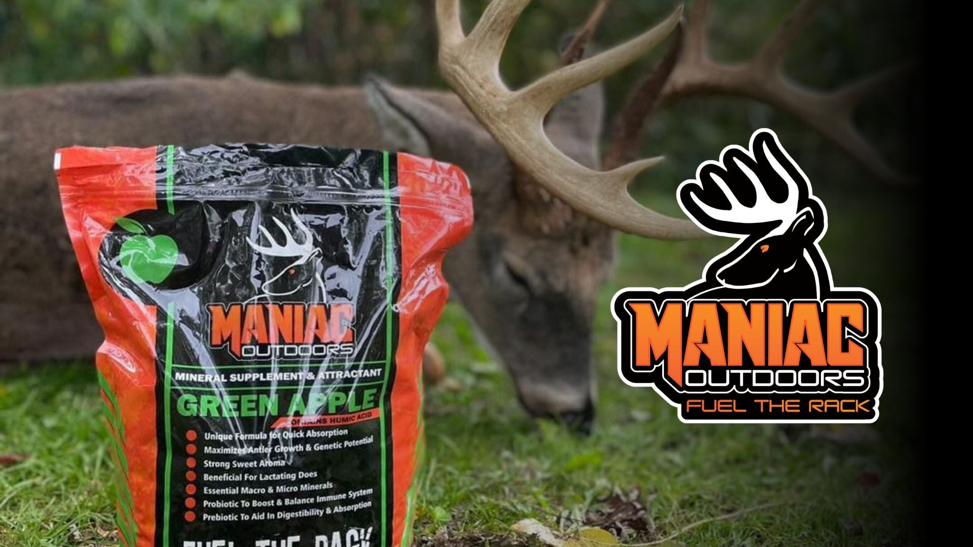 Maniac Outdoors - Mineral Attractant, Food Plot, Synthetic Deer Urine ...
